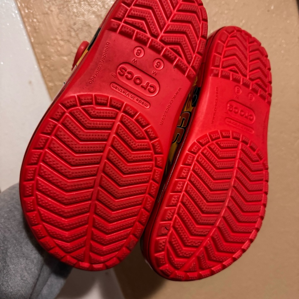 Crocs Lightning Mcqueen Light Up Shoes - Gem